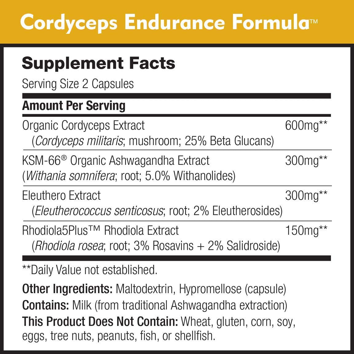 cordyceps formula for daily energy