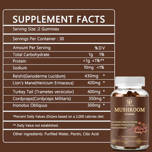 Cordyceps gummies for energy boost