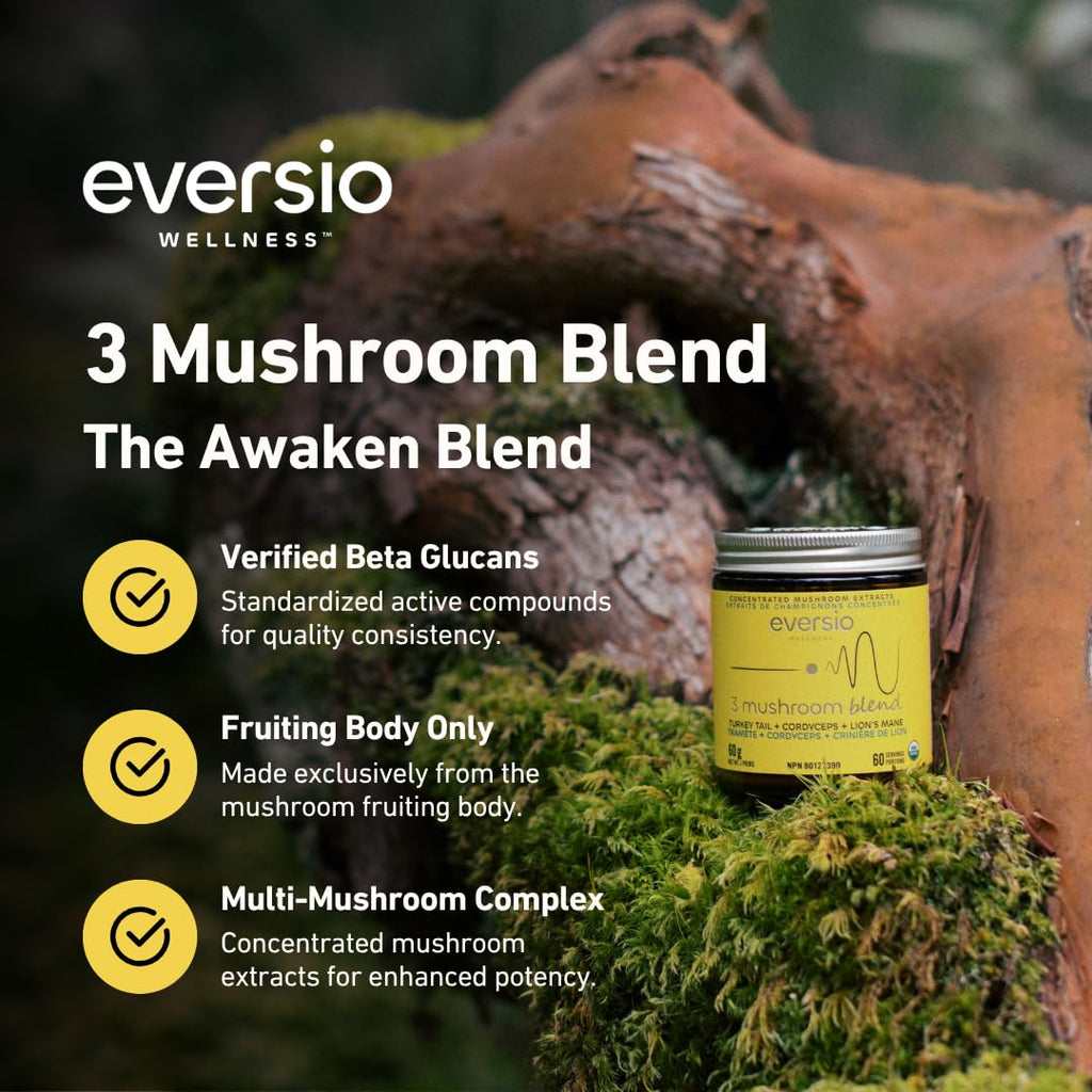 Cordyceps mushroom blends for energy