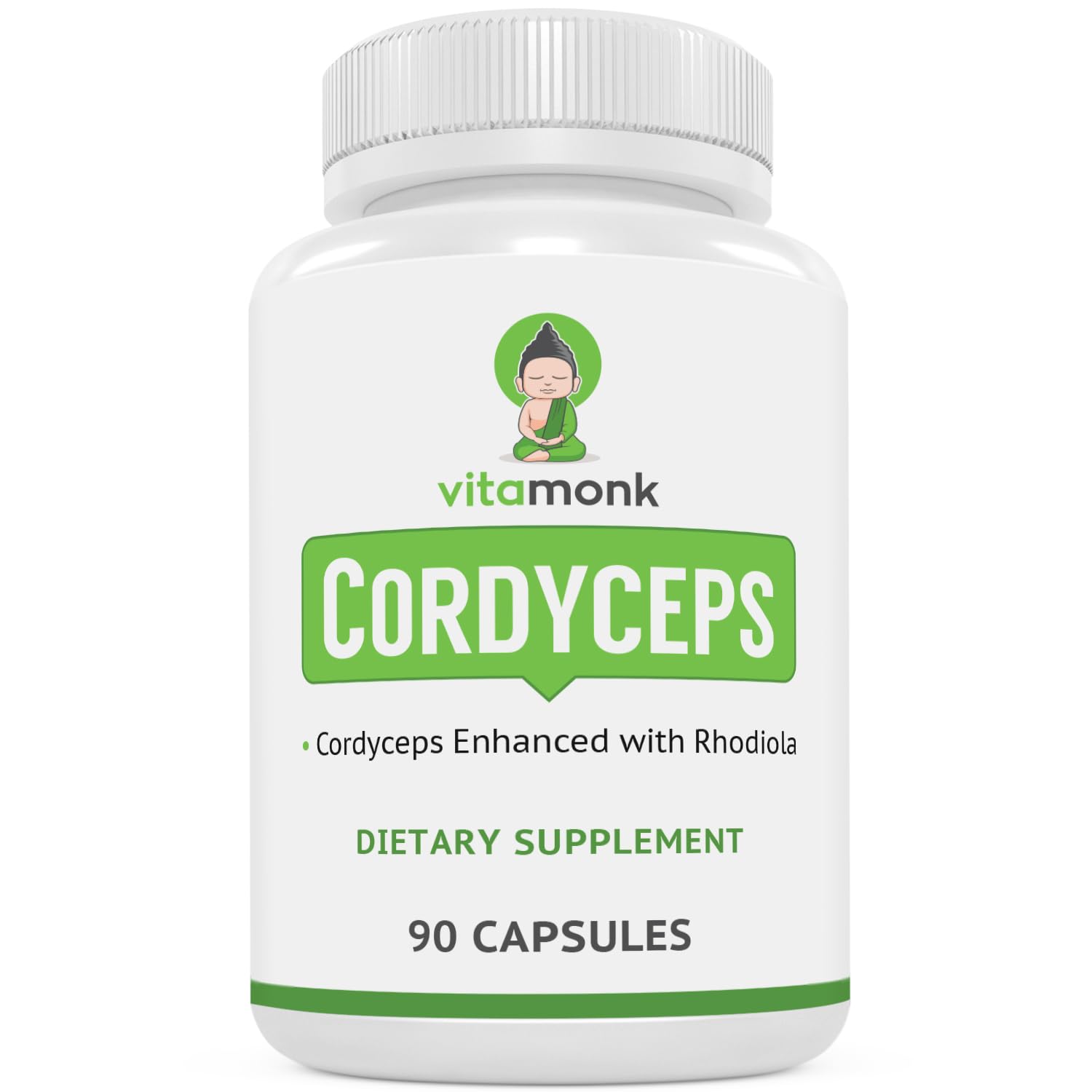 Cordyceps mushroom capsules for energy