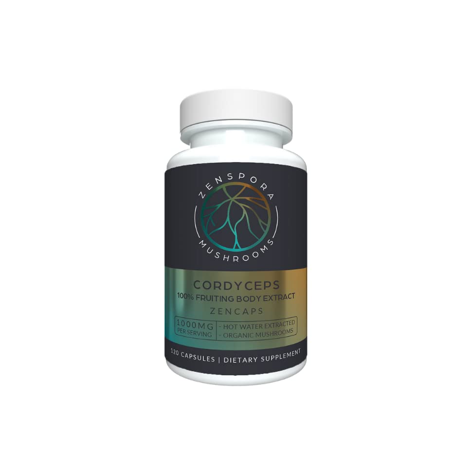 Cordyceps mushroom capsules for workouts