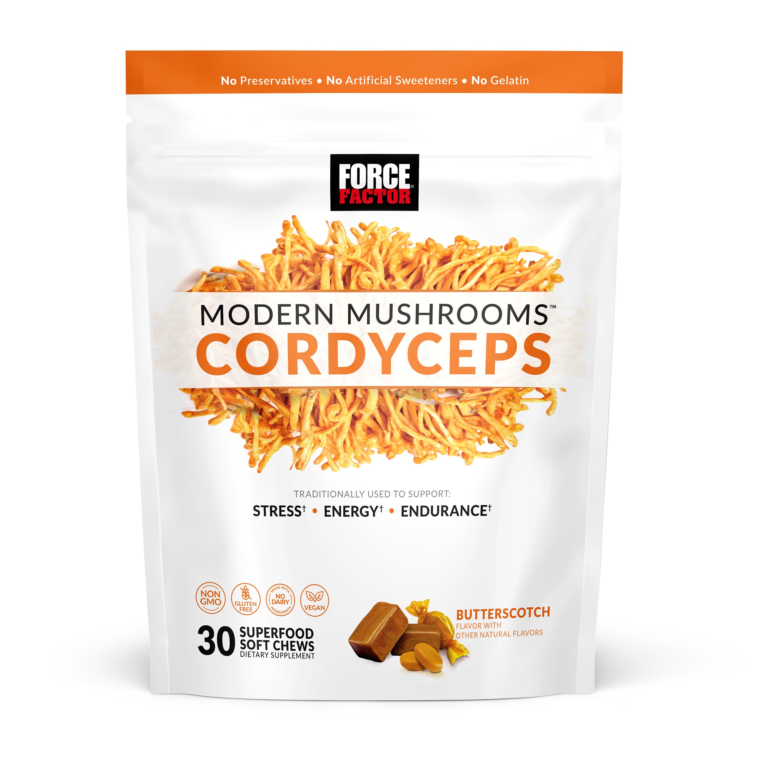 Cordyceps mushroom chews for vitality