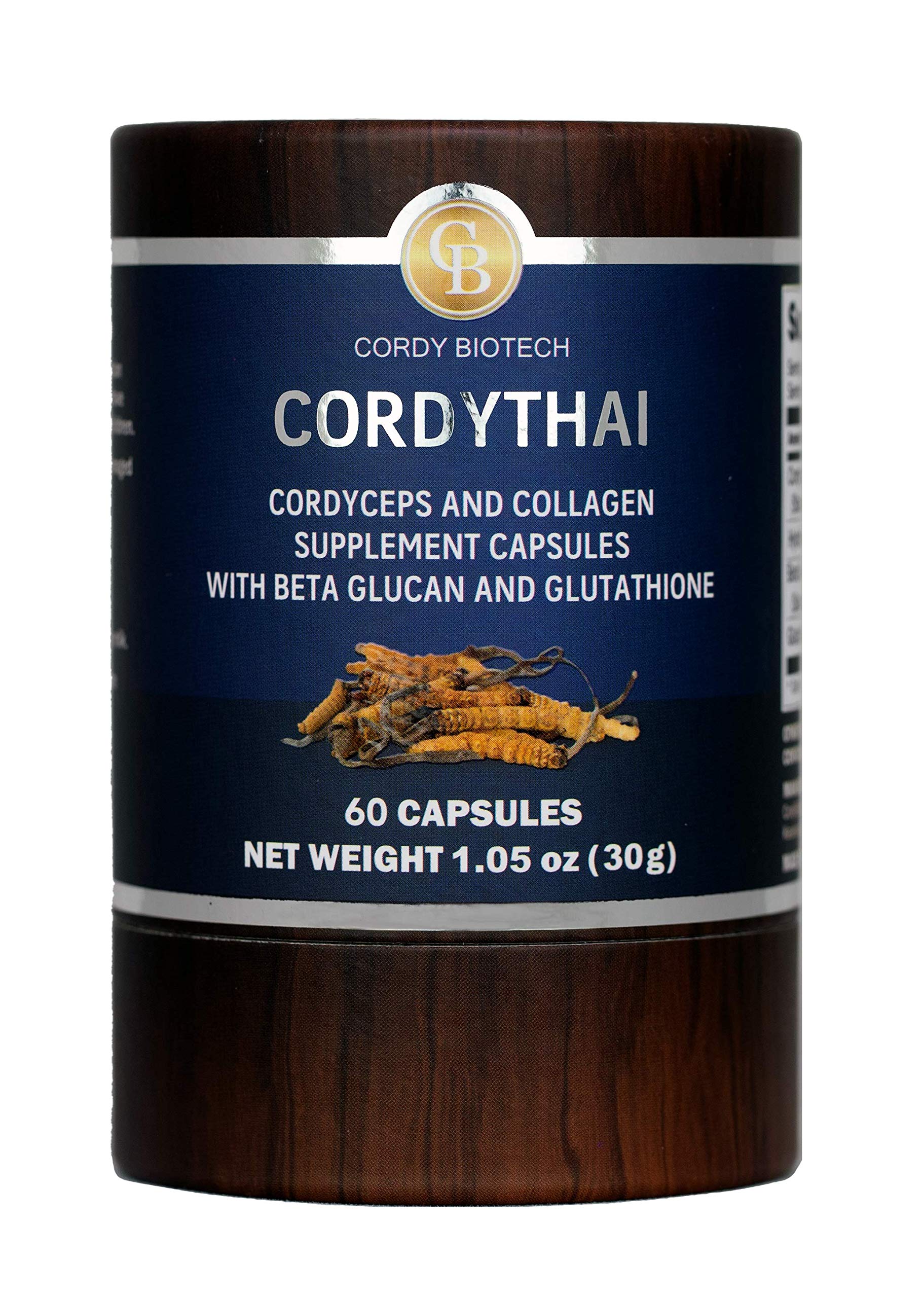 Cordyceps mushroom extract capsules