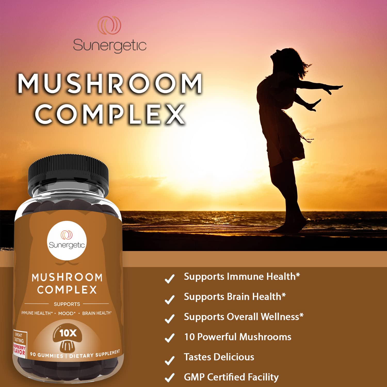 Cordyceps mushroom gummies for energy boost