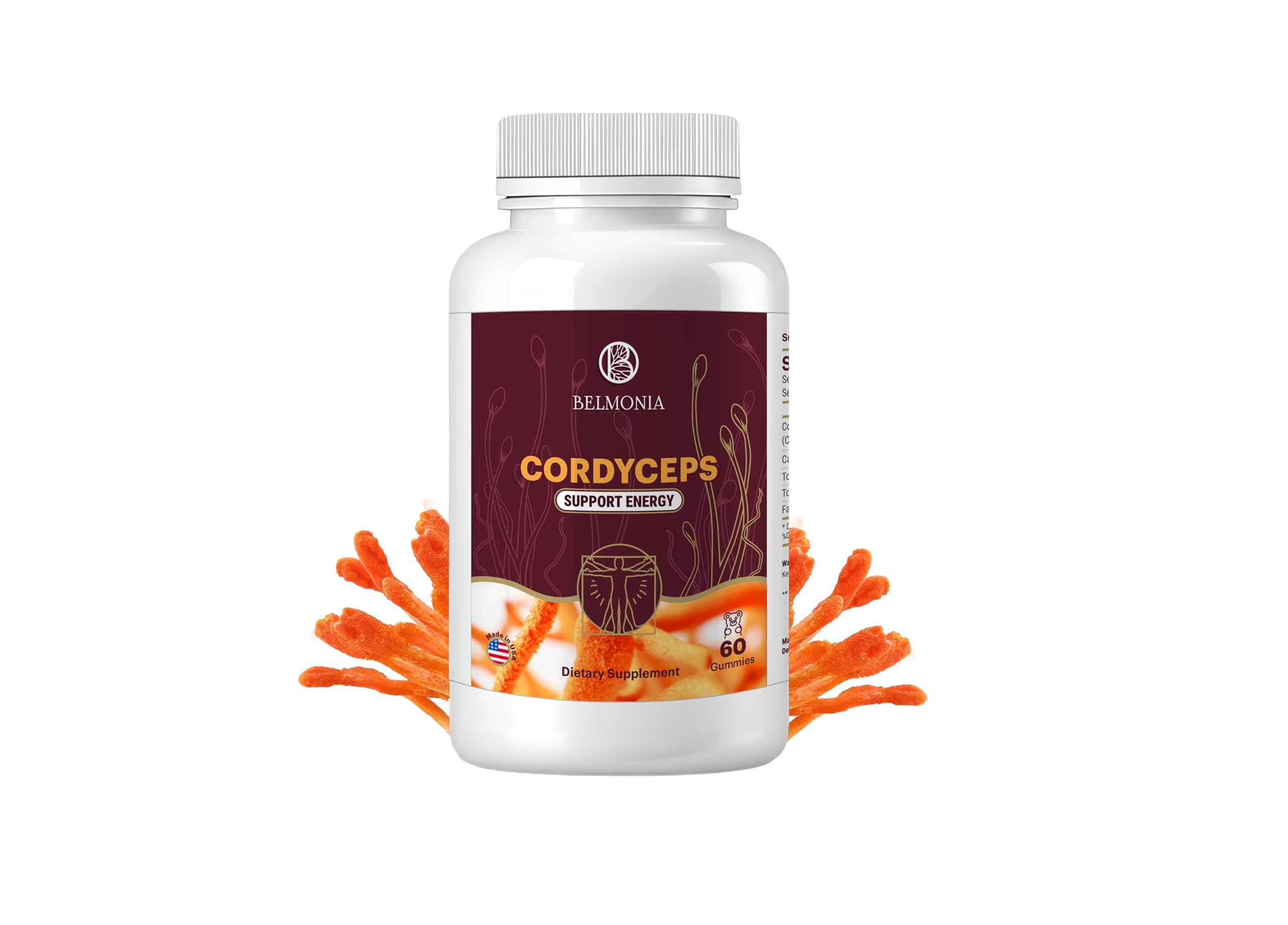 Cordyceps mushroom gummies for energy