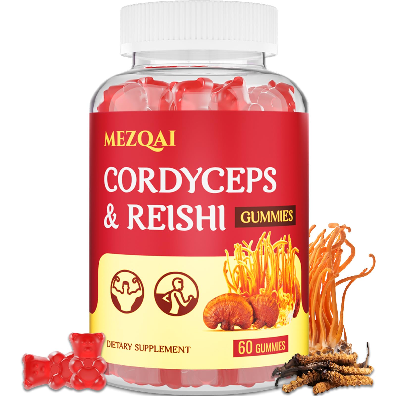 Cordyceps mushroom gummies for energy