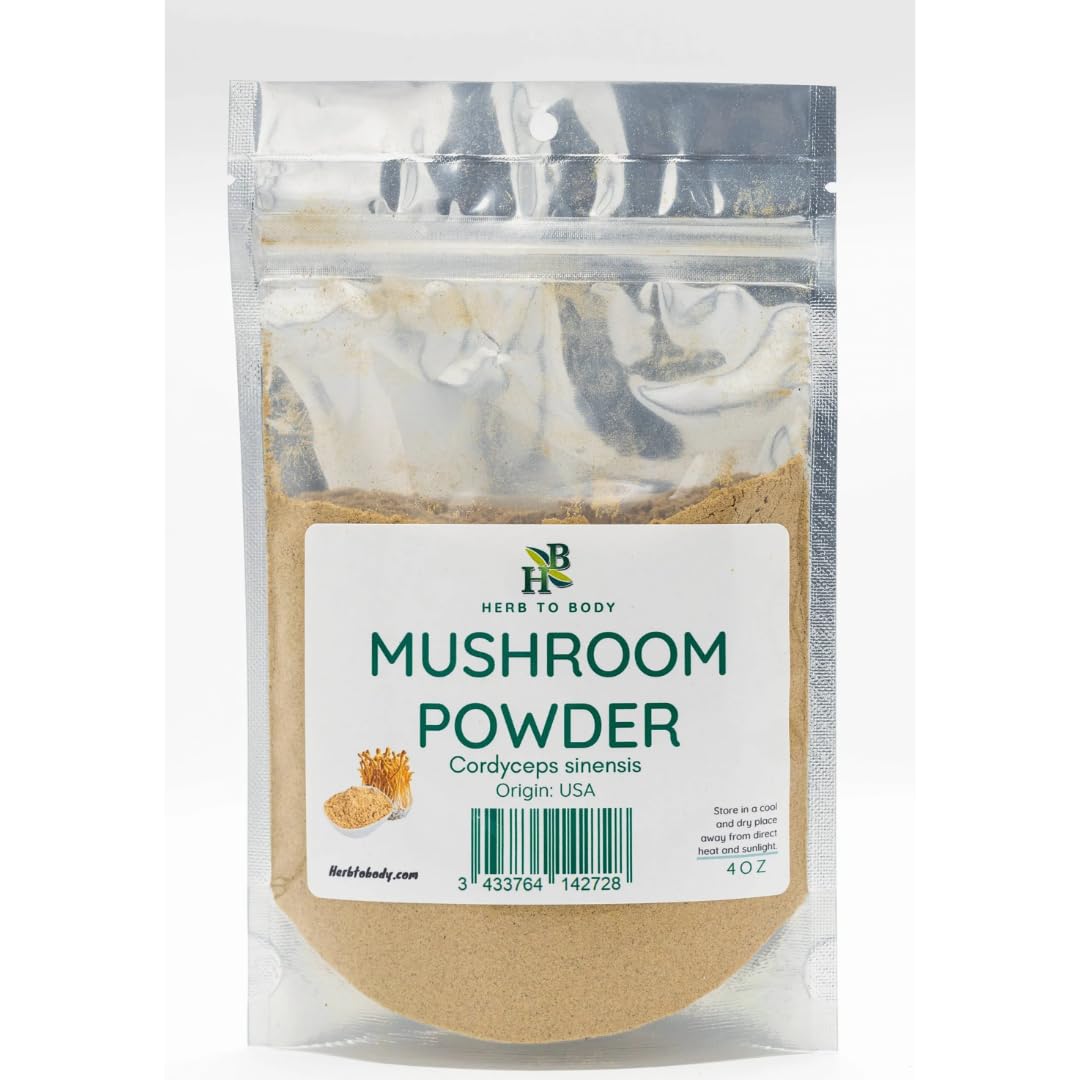 Cordyceps mushroom powder for energy