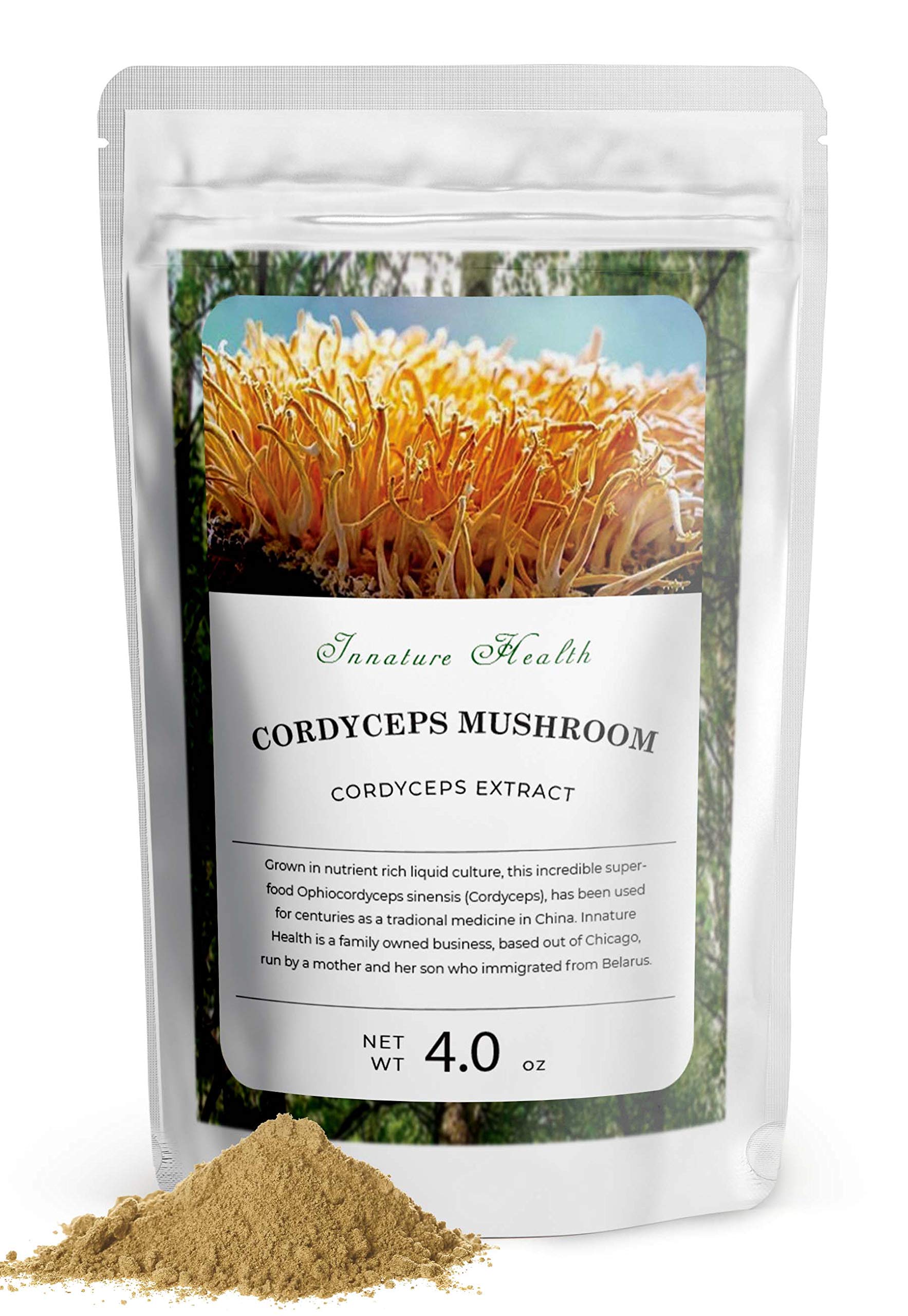 Cordyceps mushroom powder for immune support