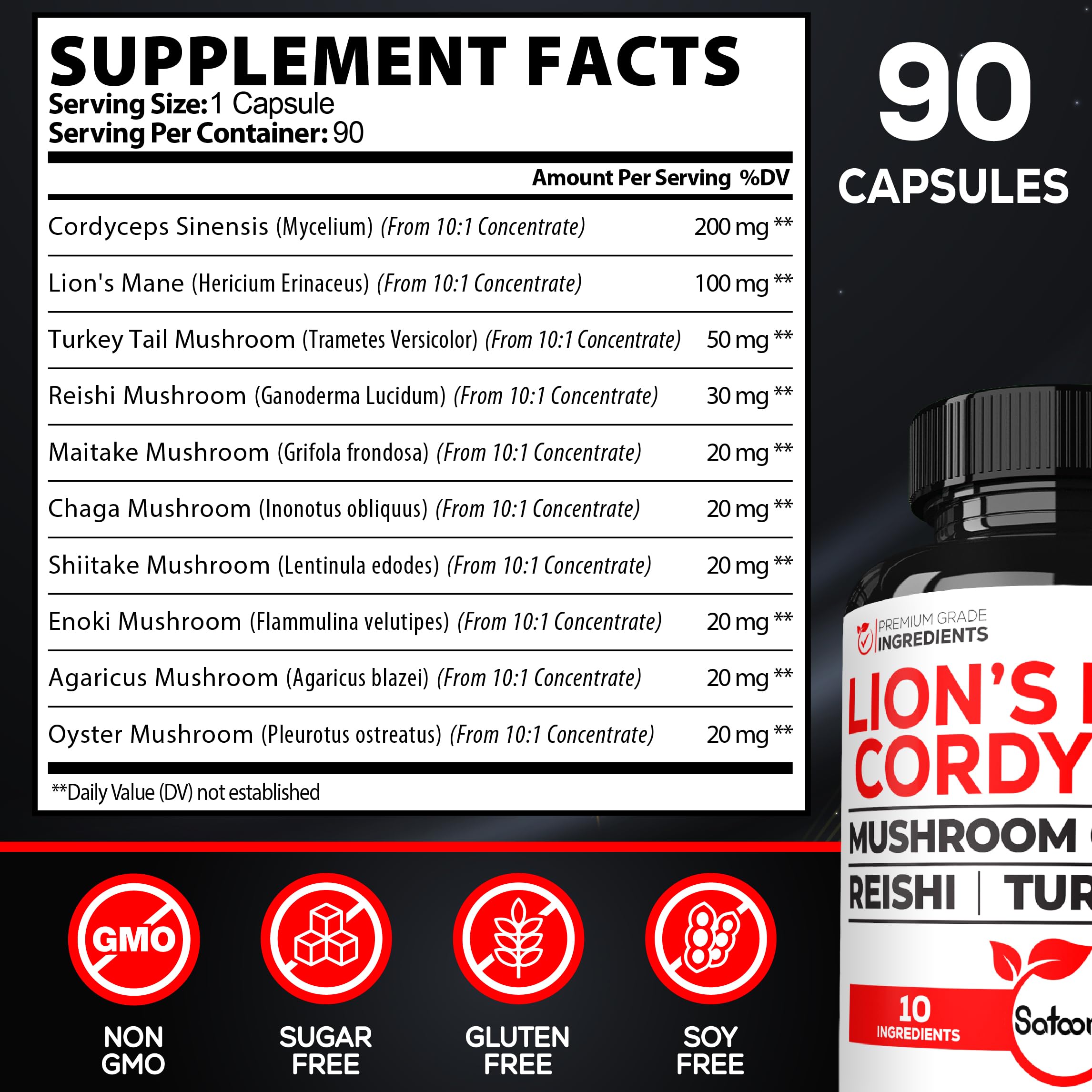 Cordyceps mushrooms for energy boost