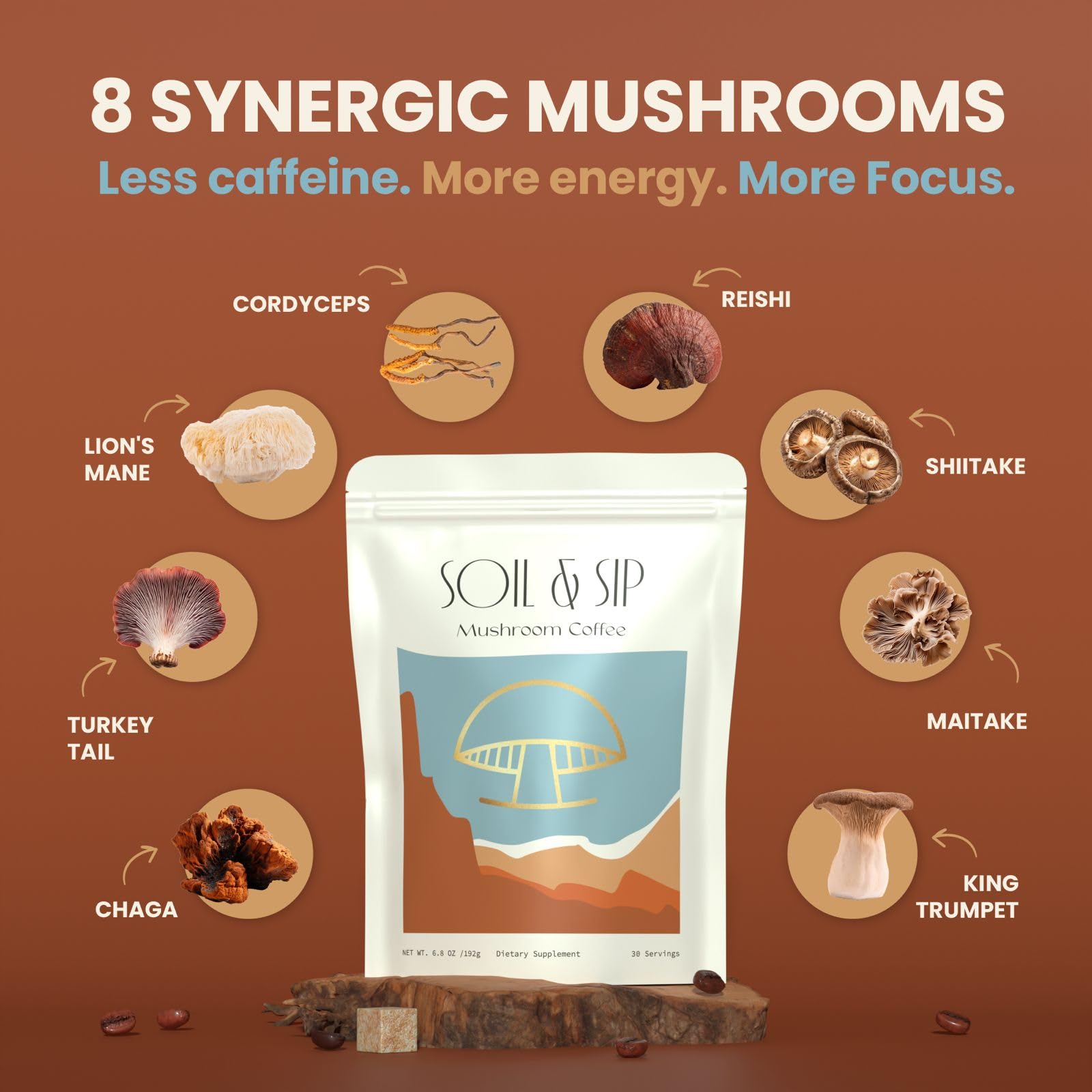 Cordyceps mushrooms for energy boost