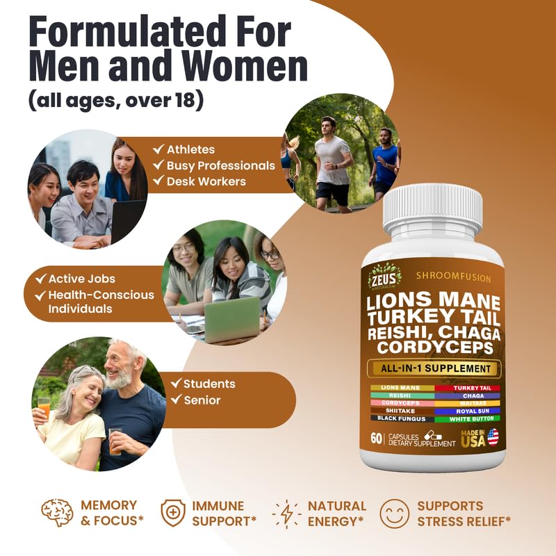 Cordyceps mushrooms for energy enhancement