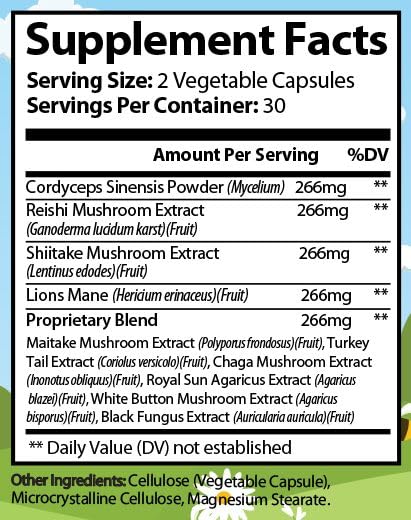 Cordyceps mushrooms for energy support