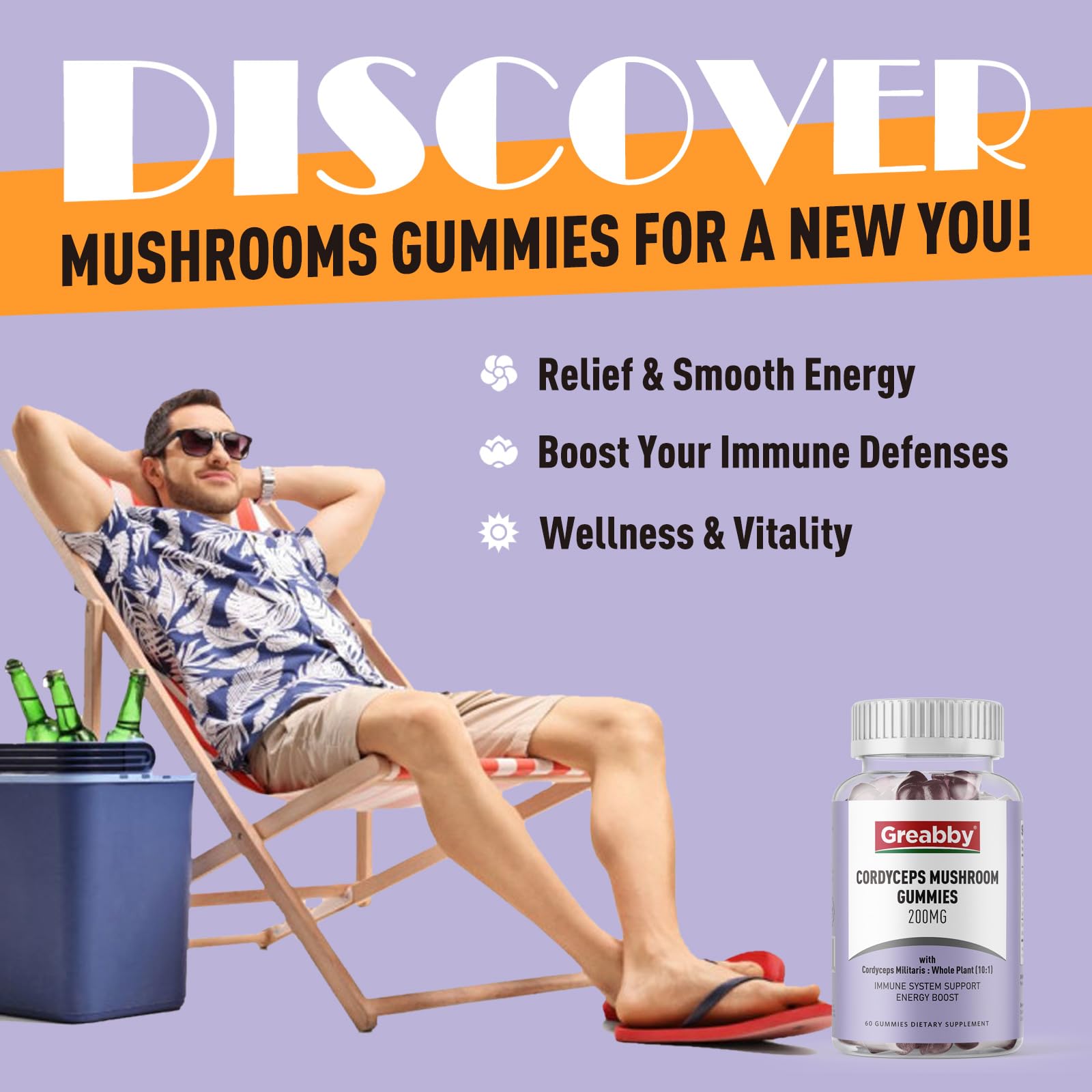 Cordyceps mushrooms for enhanced performance