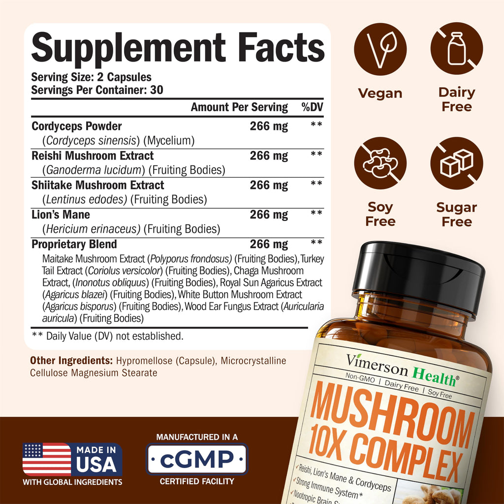 Cordyceps mushrooms for enhanced stamina
