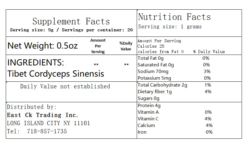 cordyceps sinensis for vitality