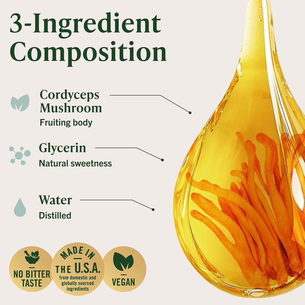 Cordyceps tincture for enhanced endurance
