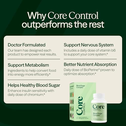 Core Control for optimal blood sugar