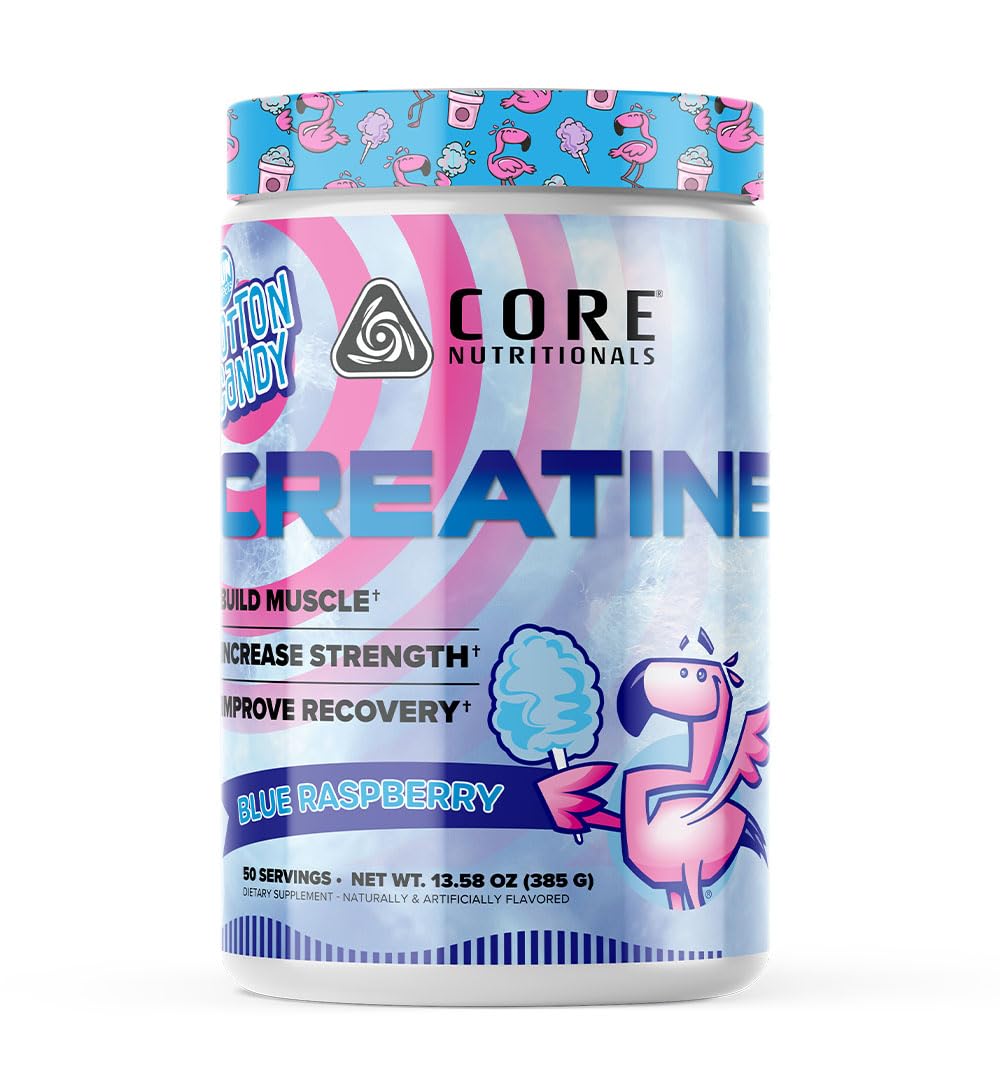 Core Nutritionals creatine monohydrate blue raspberry