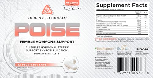Core Nutritionals Poise health benefits