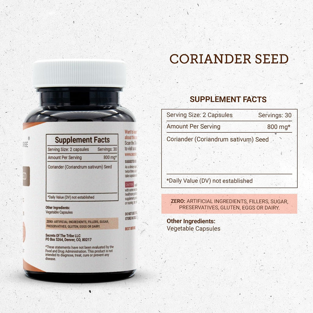 Coriander seed extract for antioxidants