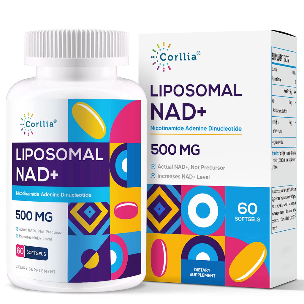 Corlia Liposomal NAD+ softgels for energy