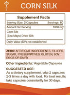 Corn Silk 120 capsules for wellness