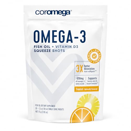 Coromega fish oil tropical packets