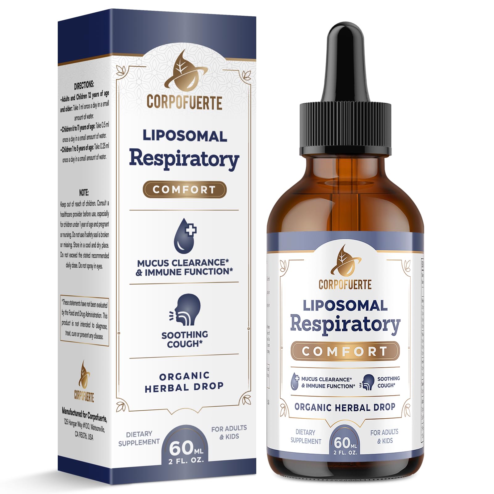 Corpofuert Mullein respiratory support drops