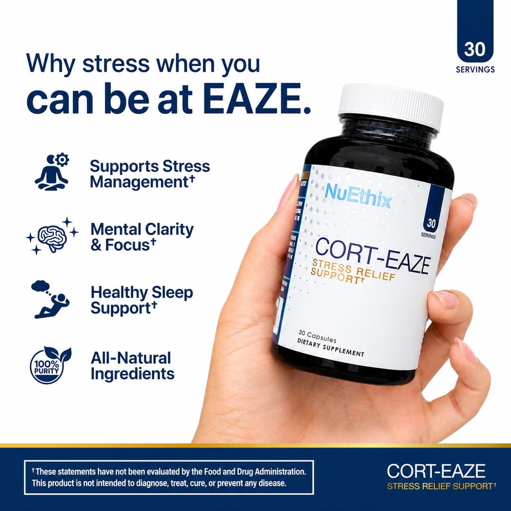 Cort-Eaze ashwagandha capsules for relaxation