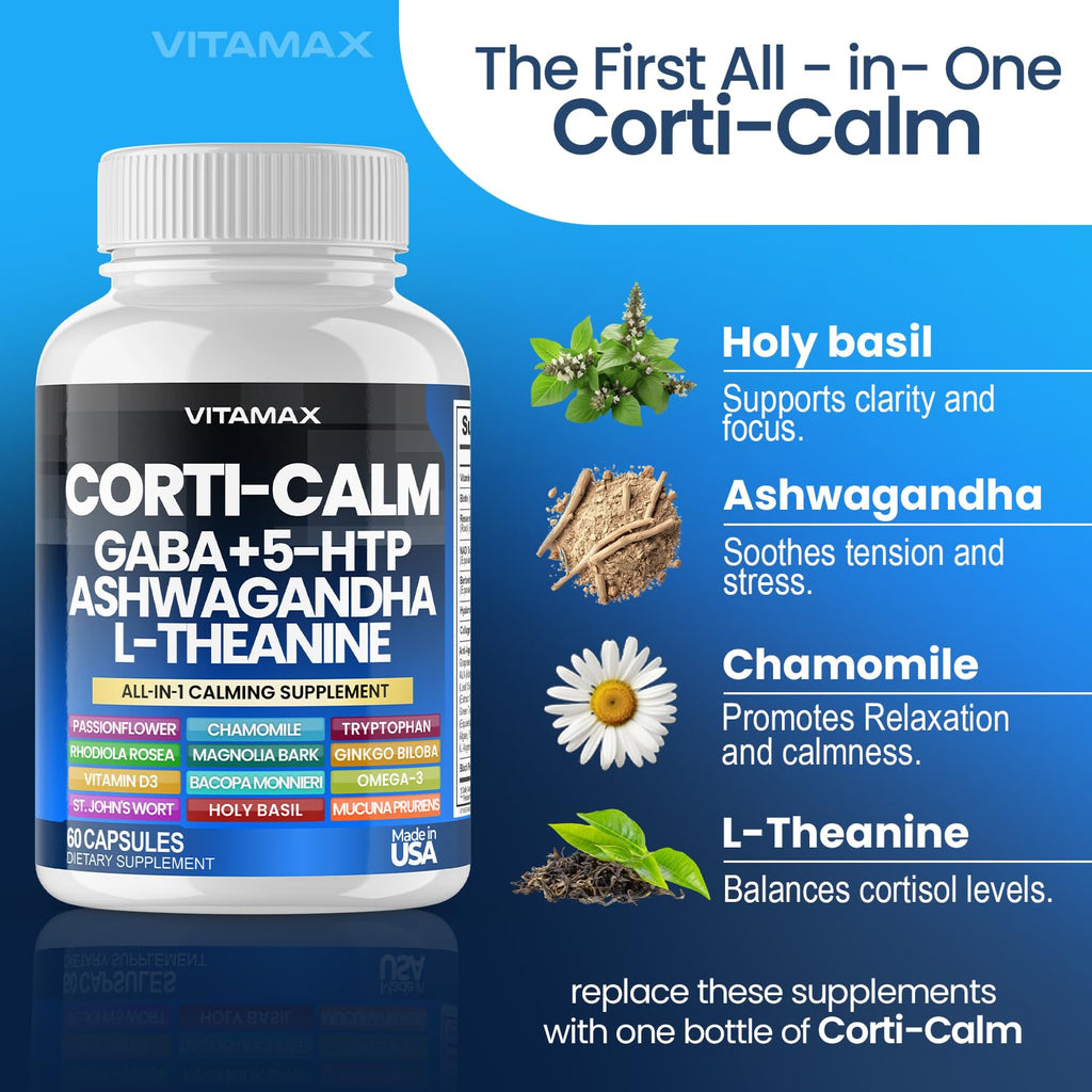 Corti-Calm multivitamin for men's wellness
