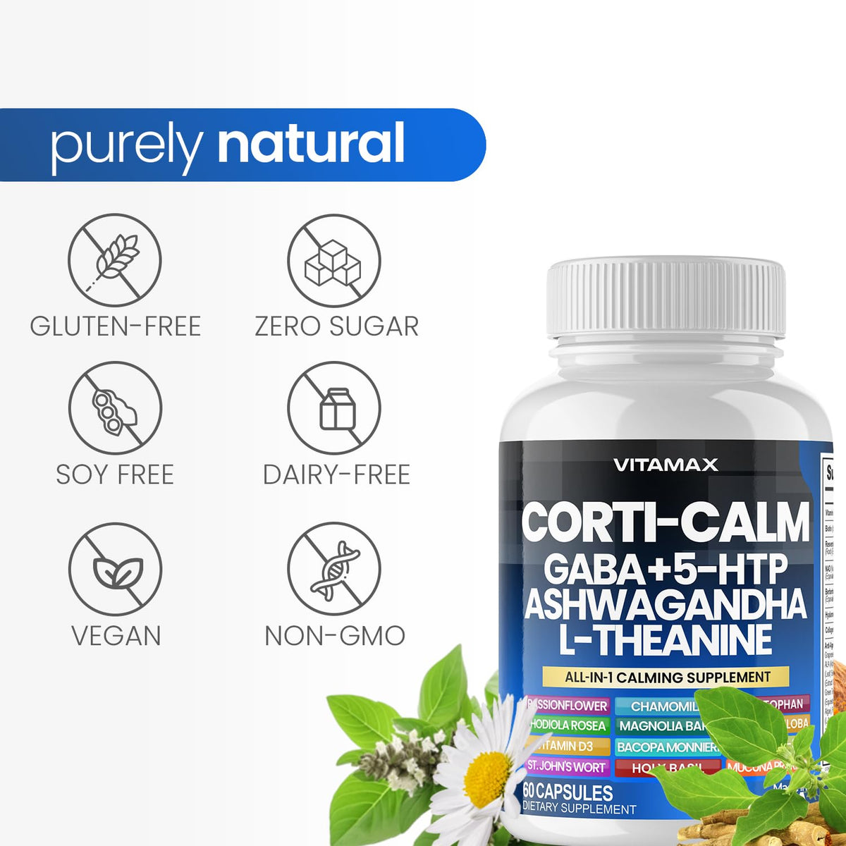 Corti-Calm multivitamin for seniors' vitality