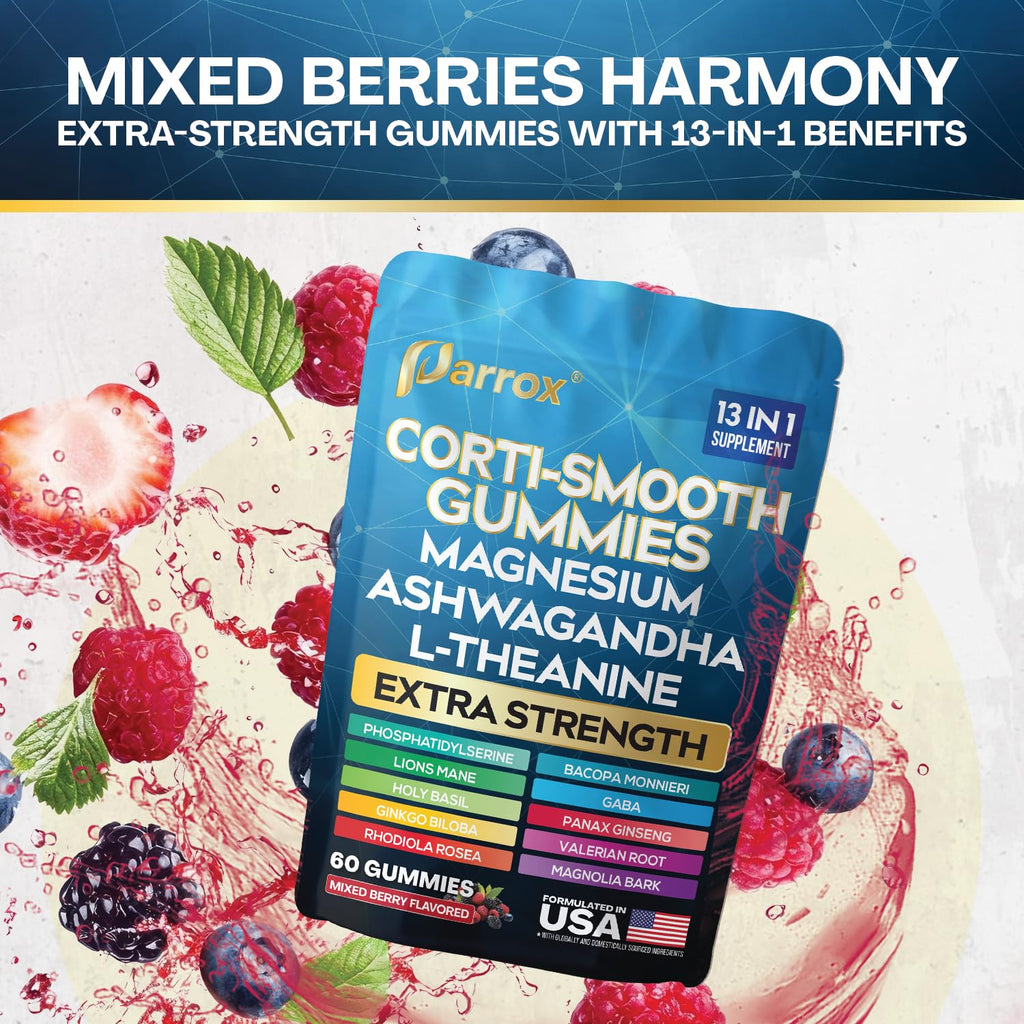 Corti-Smooth gummies for seniors' wellness
