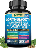 Corti-Smooth magnesium and ashwagandha capsules