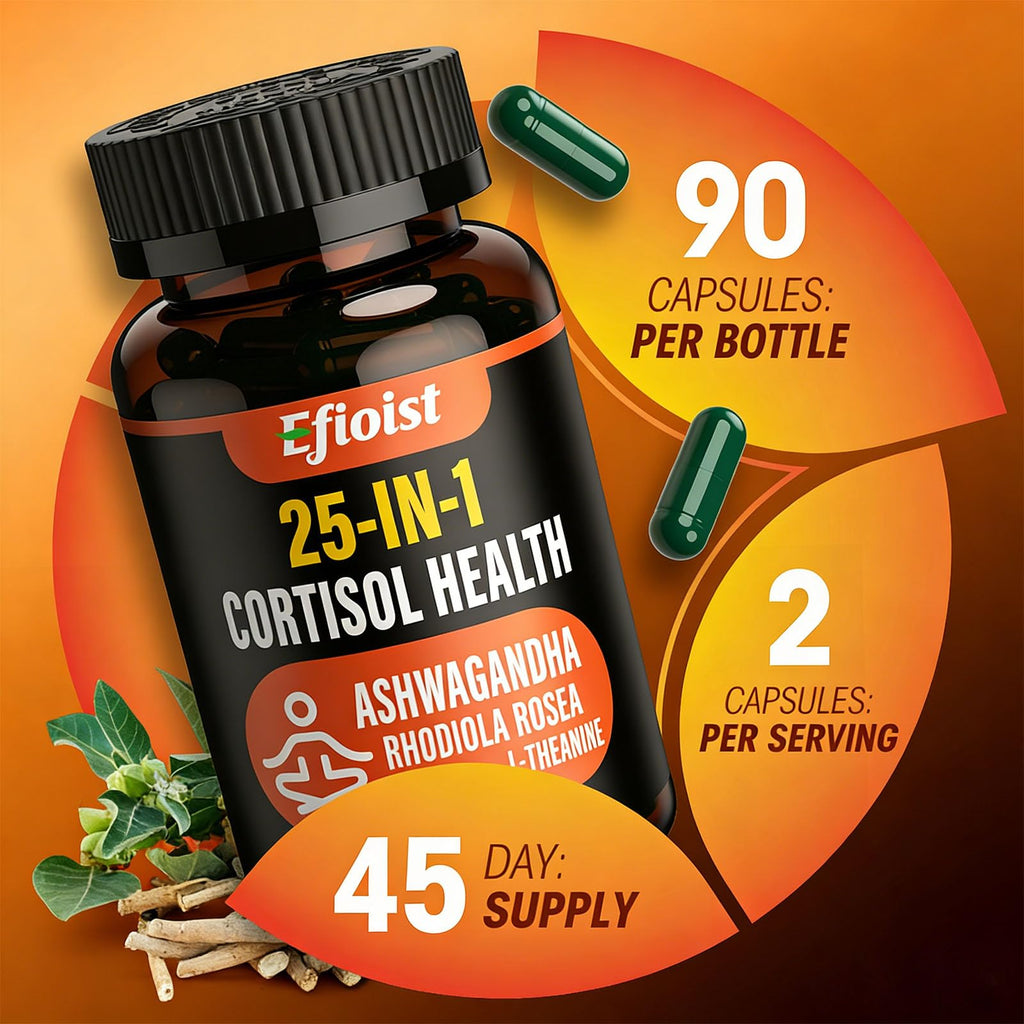 Cortisol 25-in-1 ashwagandha health benefits