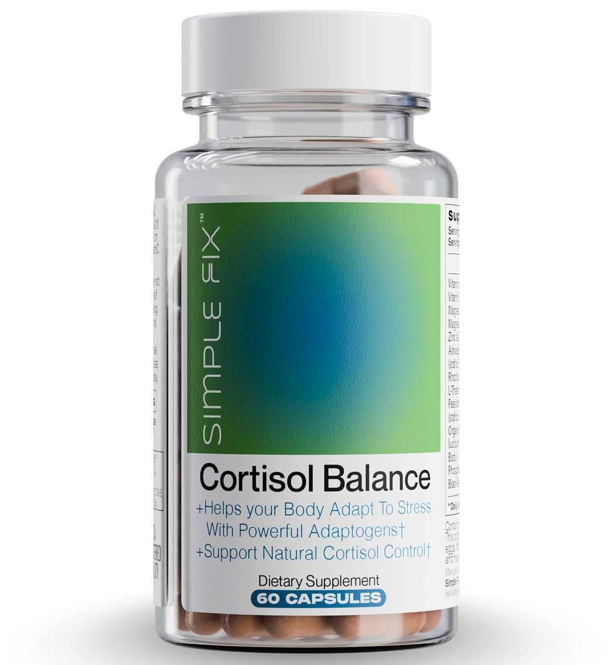 Cortisol Balance vegan capsules for stress relief