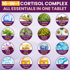 Cortisol Calm 16-in-1 formula for overall wellness