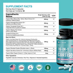 Cortisol capsules for balanced mood
