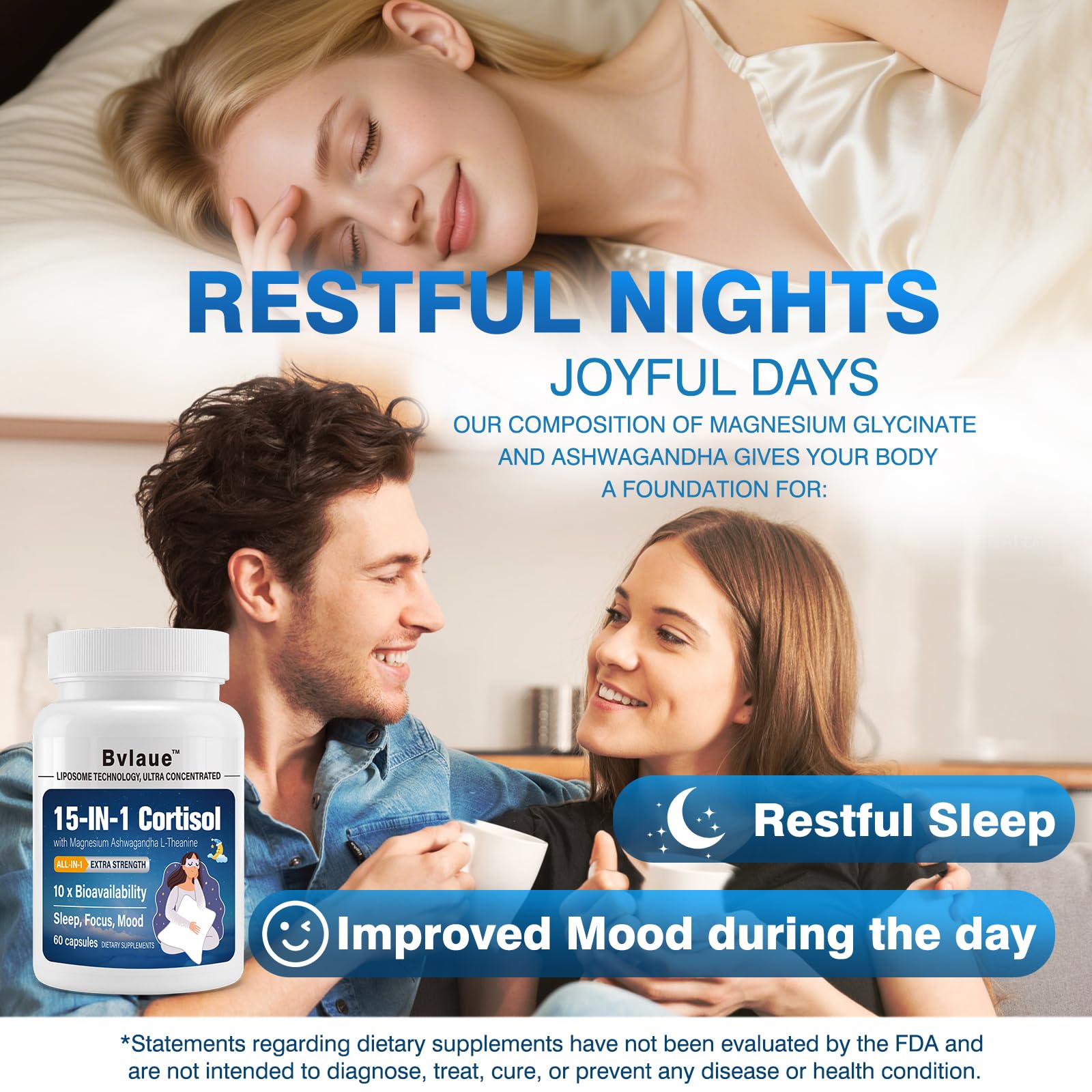 Cortisol capsules for daily vitality