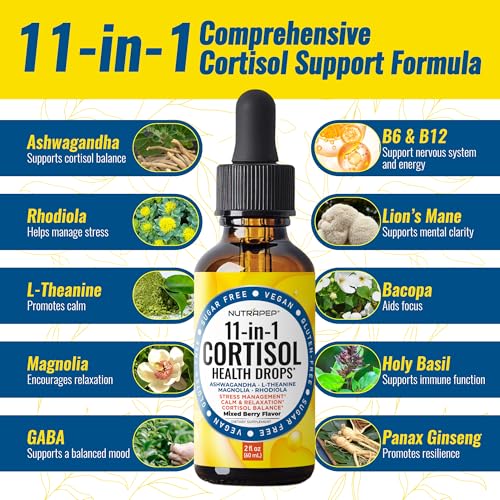 Cortisol detox drops for better sleep quality