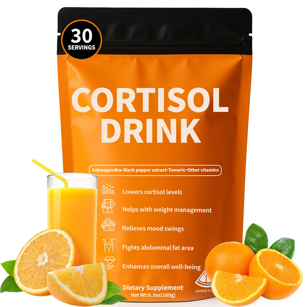Cortisol drink powder for stress relief