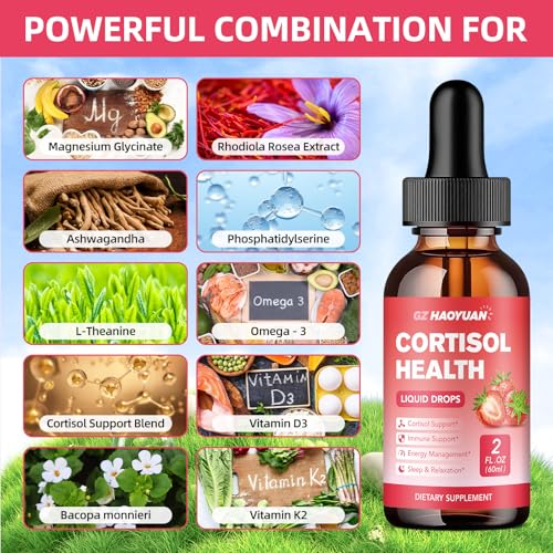 Cortisol drops for overall health