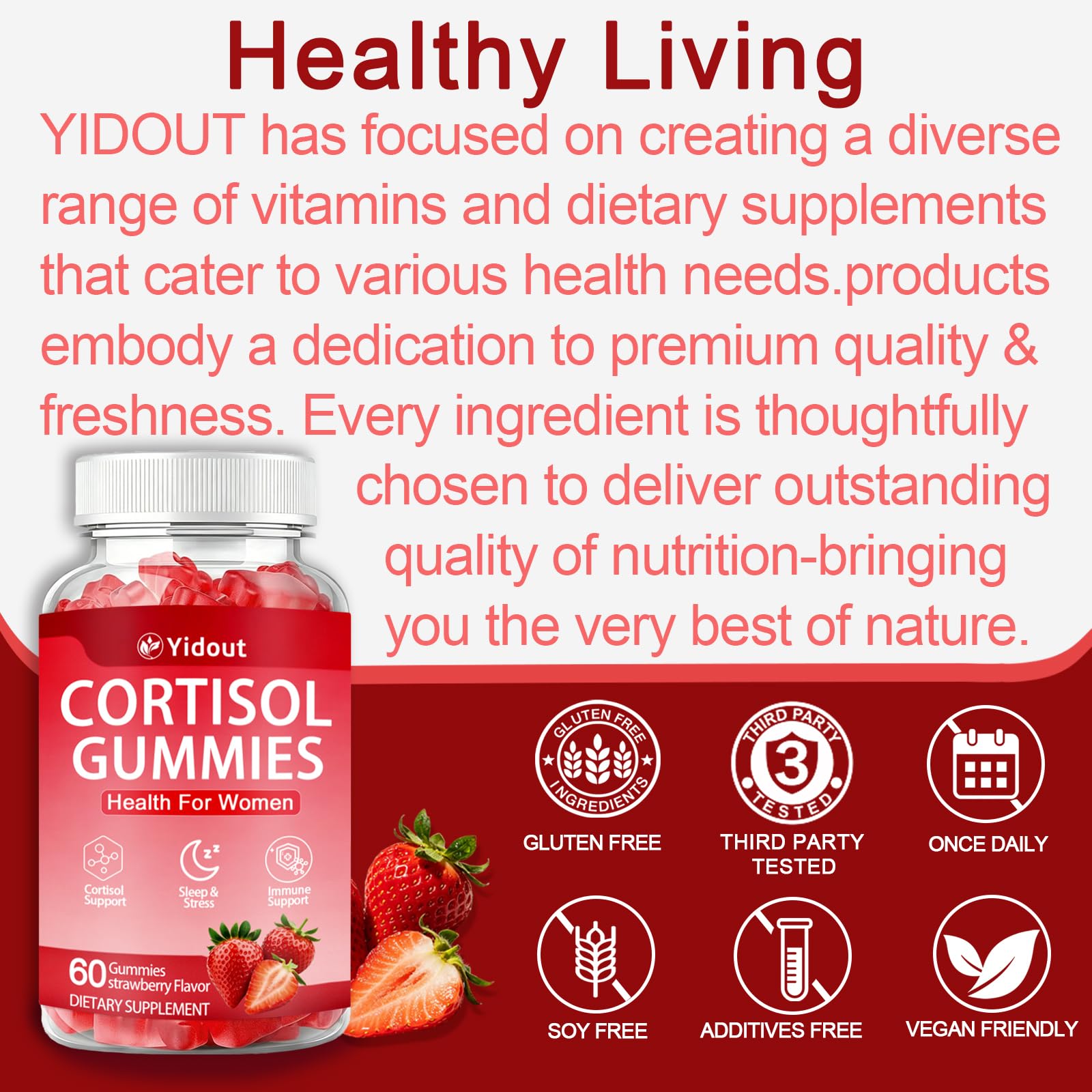 Cortisol gummies for daily energy