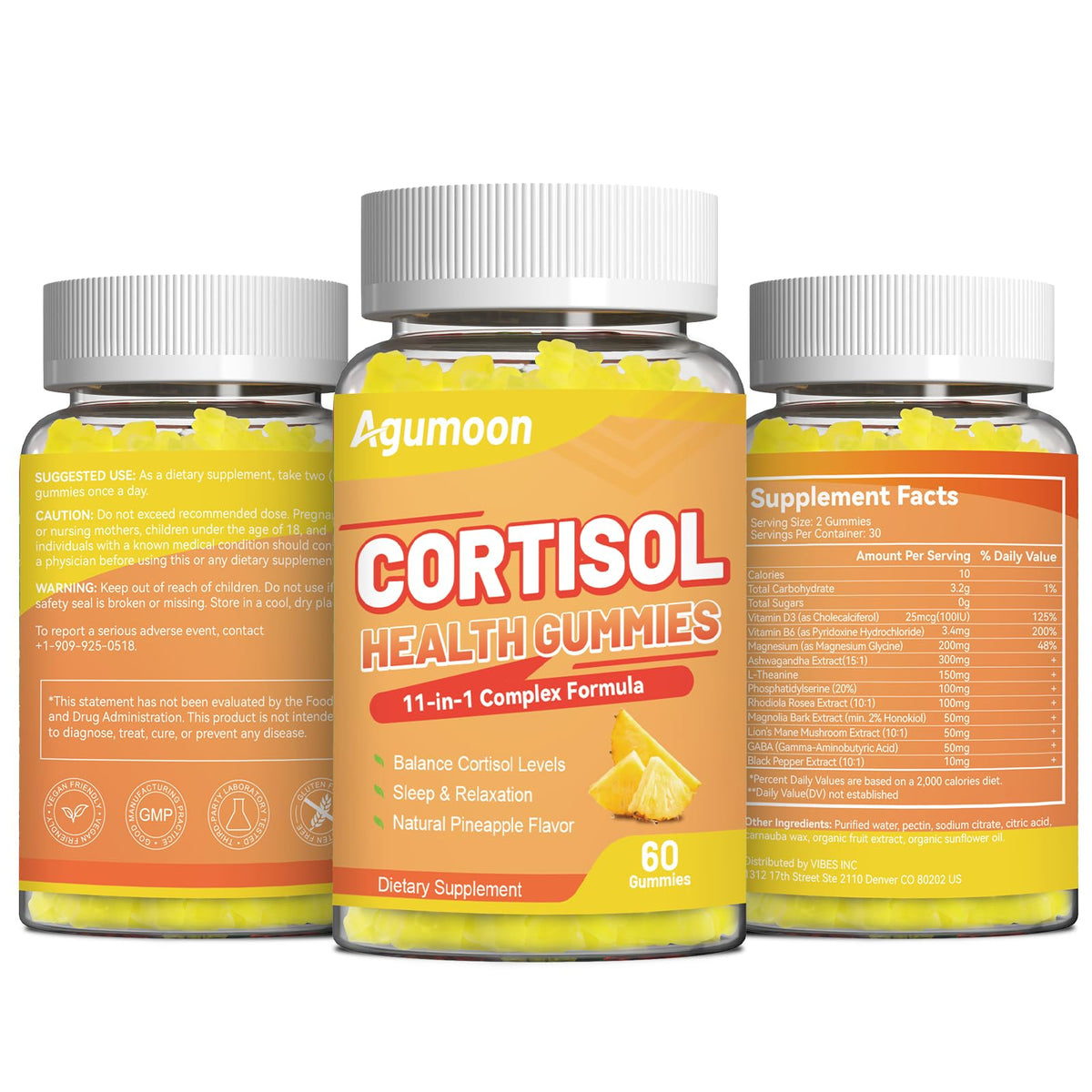 Cortisol gummies for relaxation