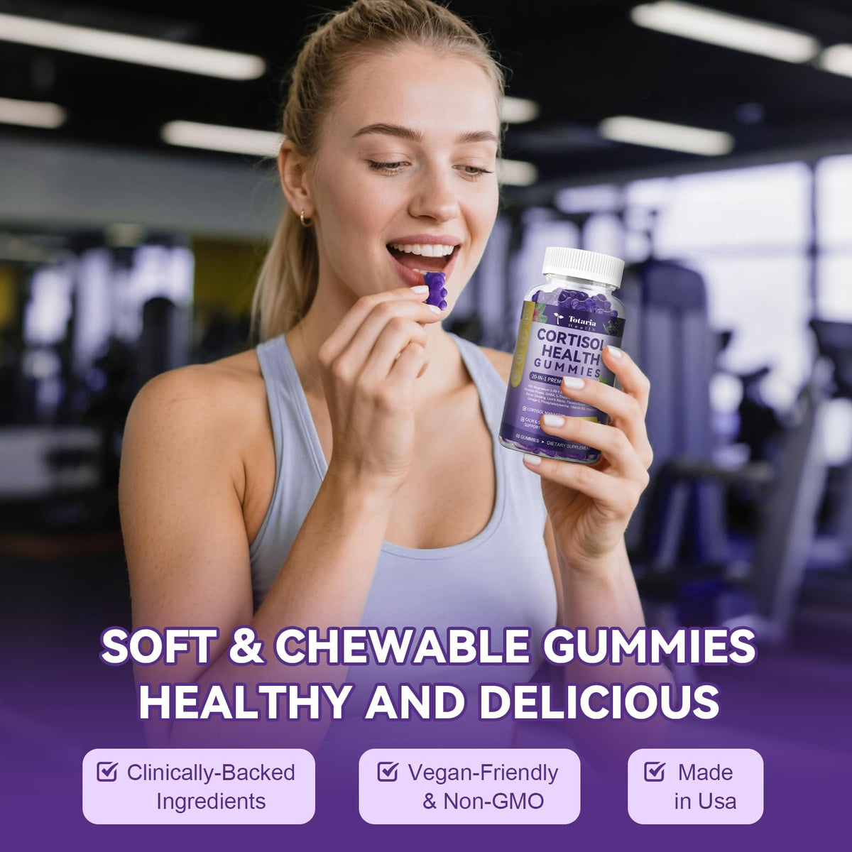 Cortisol gummies for senior health