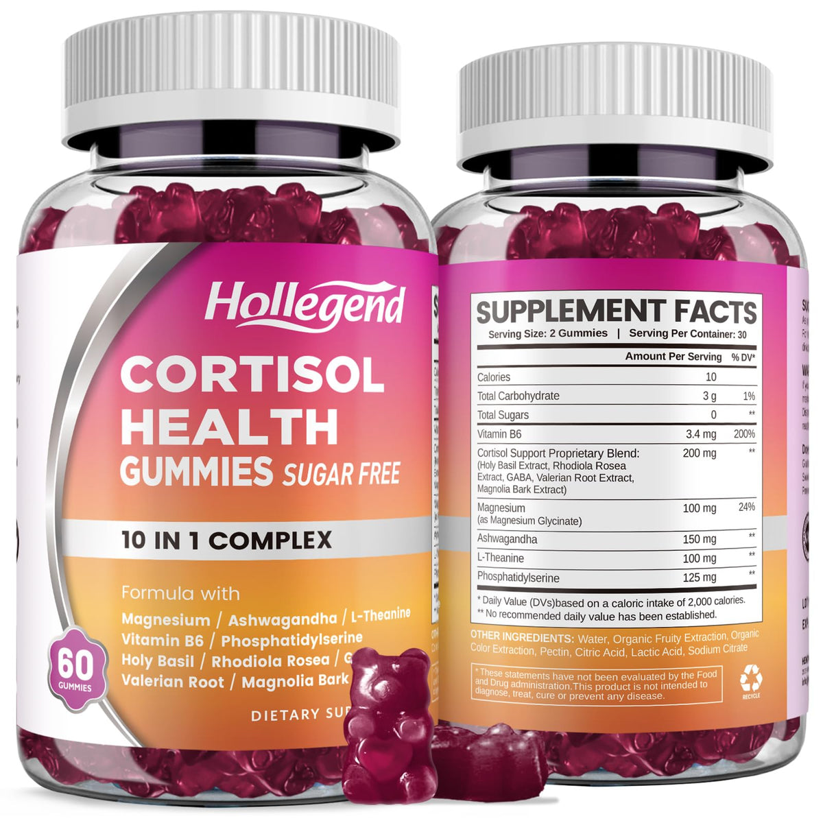 Cortisol gummies for stress relief