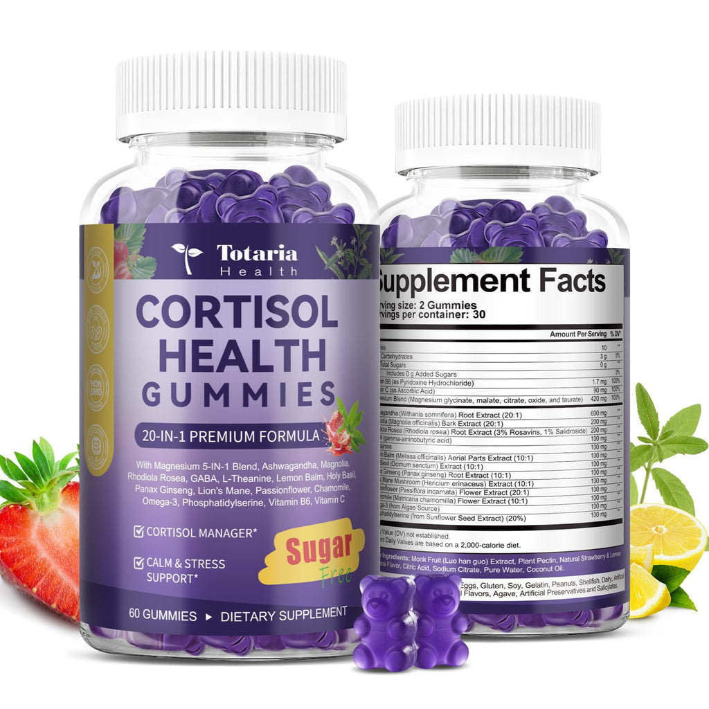 Cortisol gummies for stress relief
