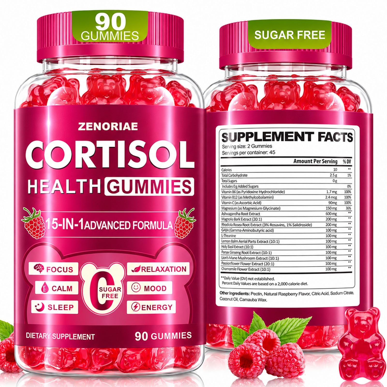 Cortisol gummies for stress relief