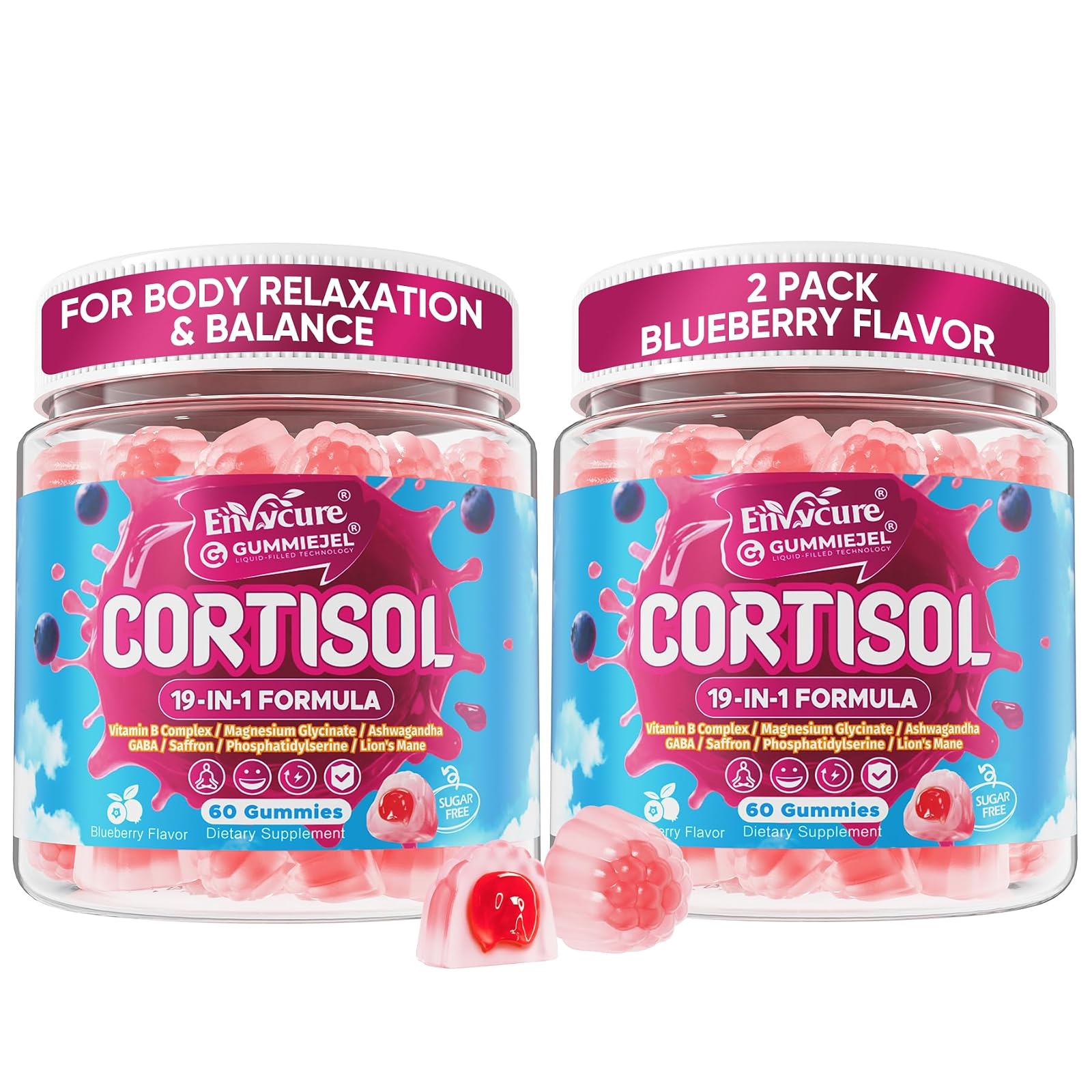 Cortisol gummies for stress relief