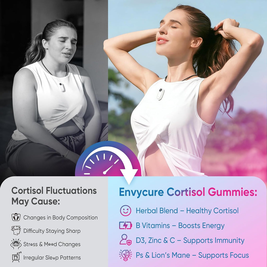 Cortisol gummies with adaptogenic herbs