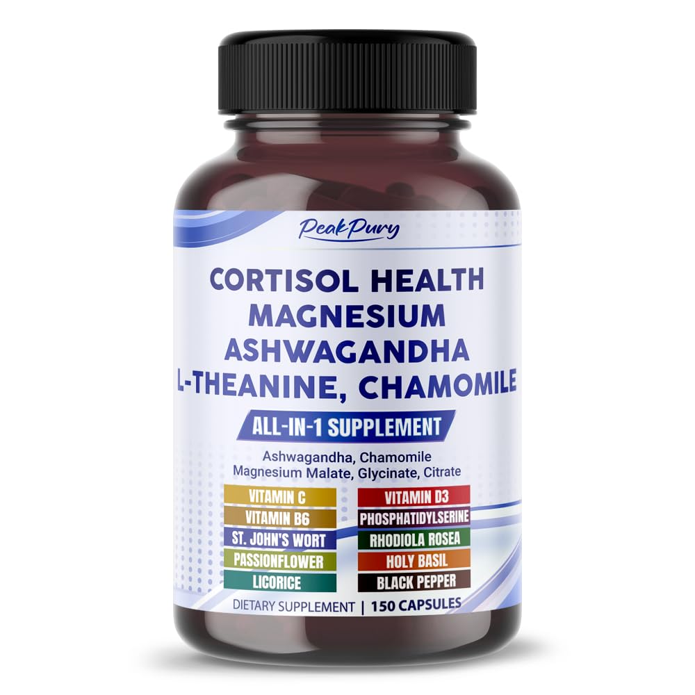 Cortisol Health ashwagandha capsules for stress relief